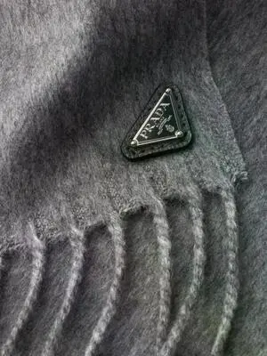 Prada Logo-patch Scarf
