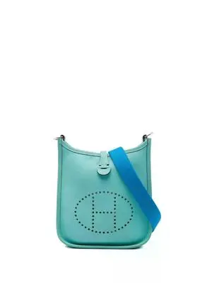 Hermès 2017 Epsom Evelyne I 16 Amazone Crossbody Bag - Blue