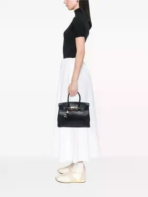 Hermès 2001 Clemence Birkin Retourne 30 Handbag - Black
