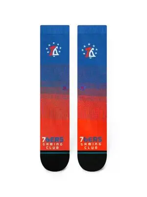 Stance Philadelphia 76ers Gaming Gc 2k Socks - Blue