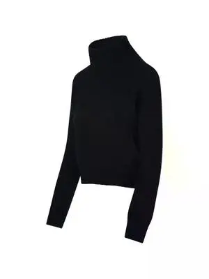 BEYOU Roll-neck Fine Knit Sweater