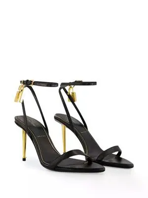 TOM FORD Pointed Toe Stiletto Sandals With Lock Detail