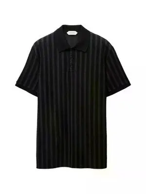 Versace Jacquard Cotton Piqué Polo