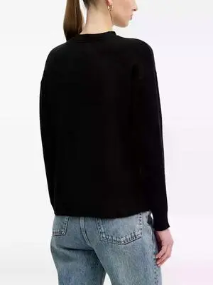 Dkny Sequin Logo Crew Neck Sweater