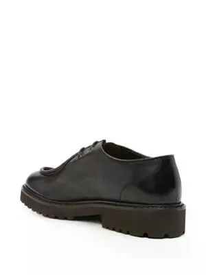 DOUCAL'S Round-toe Derby Shoes With Paneled Design