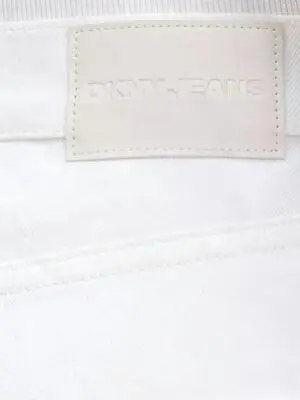 Dkny Logo-patch Straight-leg Jeans