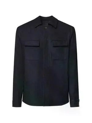 Eleventy Button-fastening Shirt Jacket