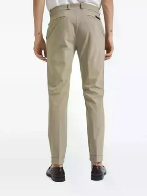 RRD Button-fastening Turn-up Trousers - Brown