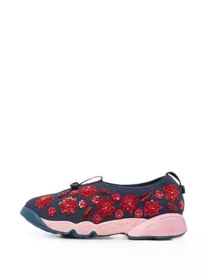 Dior Fusion Embellished Sneakers - Blue