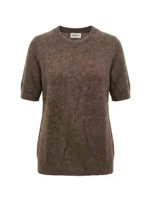 P.a.r.o.s.h Short-sleeve Knitted T-shirt - Brown