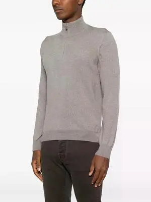 Tagliatore Quarter-zip Polo Shirt