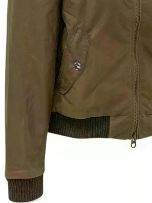 BARBOUR INTERNATIONAL Merchant Waxed-cotton Bomber Jacket