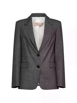 BLANCA VITA Single-breasted Blazer With Notched Lapel