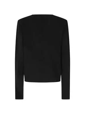 Federica Tosi Wrap-style V-neck Sweater