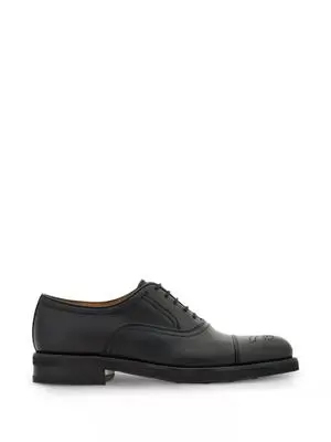 Ferragamo Contrast Stitching Oxfords