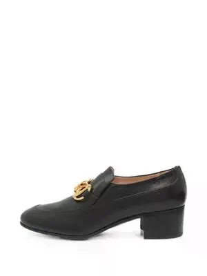 GUCCI Ice Lolly Chain Heeled Loafers