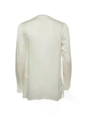Blumarine Bow-detail Silk Top