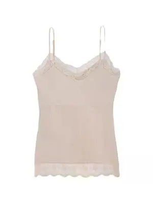 Simone Rocha Lace-trim Camisole Top - Neutrals