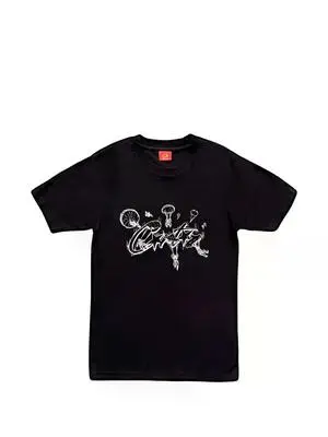 CORTEIZ Allstarz Skydiver Cotton T-shirt - Black