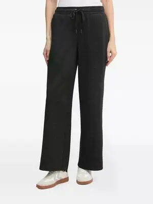 Dkny Drawstring Track Pants With Tonal Pattern