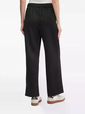 Dkny Drawstring Track Pants With Tonal Pattern