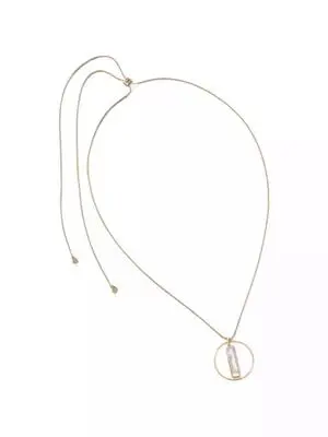 Dkny Crystal-embellished Geometric Pendant Necklace