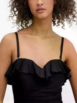 Dkny Ruffled Ruched Swimsuit