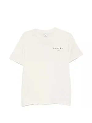 SPORTY & RICH Cotton Logo T-shirt