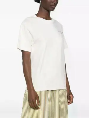 SPORTY & RICH Cotton Logo T-shirt