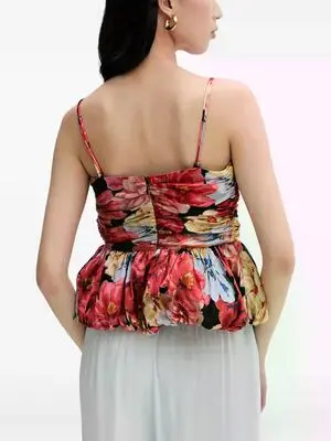 GESTUZ Gzsigrida Floral-print Peplum Top