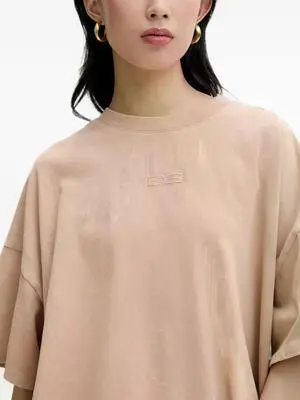 GESTUZ Jiogz Logo-embroidered Oversized T-shirt
