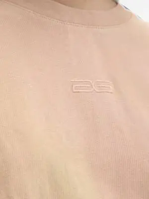 GESTUZ Jiogz Logo-embroidered Oversized T-shirt