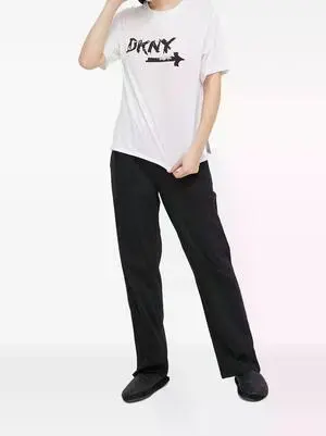 Dkny Logo-print Pajama Top