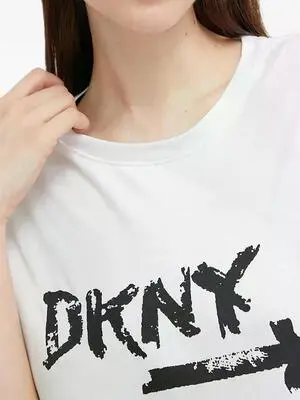 Dkny Logo-print Pajama Top