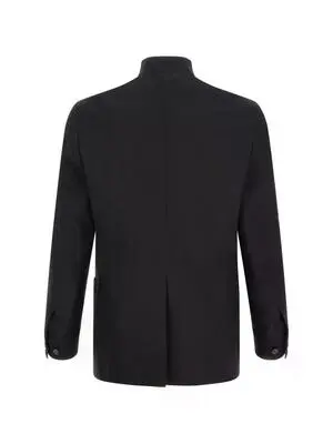 LARDINI Cashmere High-neck Field Jacket