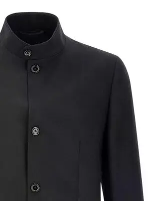 LARDINI Cashmere High-neck Field Jacket
