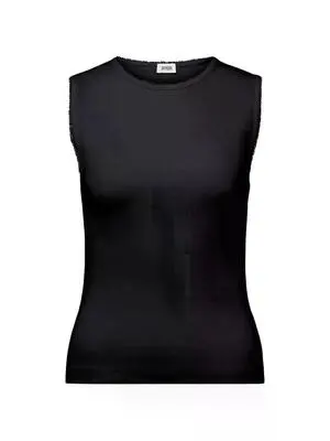 DRYKORN Farida Ribbed-knit Top - Black