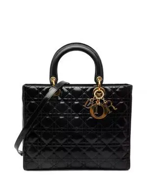 Dior Lambskin Cannage Lady Satchel