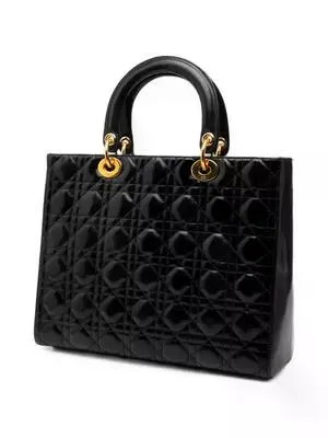Dior Lambskin Cannage Lady Satchel