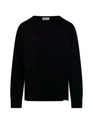 BEYOU Crew Neck Sweater - Black