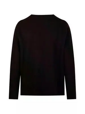 BEYOU Crew Neck Ribbed Trim Sweater