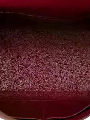Hermès Togo Kelly Ii Retourne 32 Satchel - Red