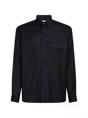 D4.0 Concealed-button Chest-pocket Shirt