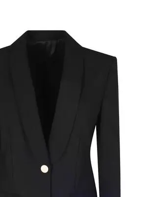 Alberta Ferretti Gold-tone Buttoned Blazer