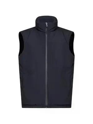Herno Padded Stand-collar Gilet - Blue