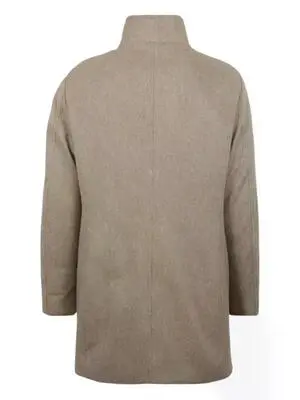 MOORER High-neck Button-up Coat