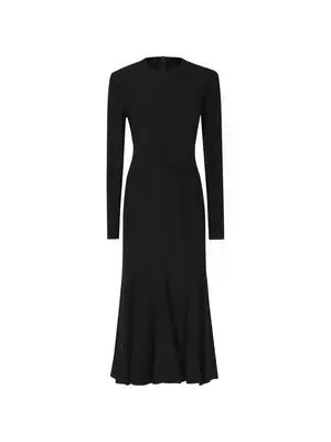 Alberta Ferretti Ruched Waist Maxi Dress