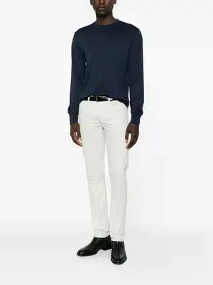TOM FORD Long Sleeve Crew Neck Sweater - Blue