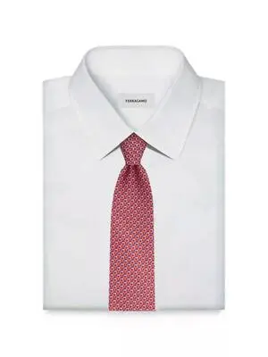 FERRAGAMO Gancini-pattern Tie