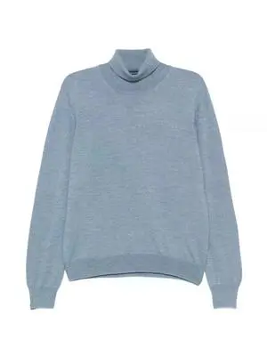Tagliatore Long-sleeved Sweater - Blue